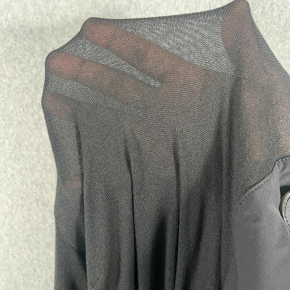 NOR DENMARK Dessin Womens S Lightweight Sheer Long Jacket Black NWT | eBay