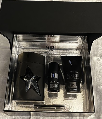 Thierry Mugler A*Men Amen Eau de Toilette 3.4 Shampoo & Deodorant Gift ...
