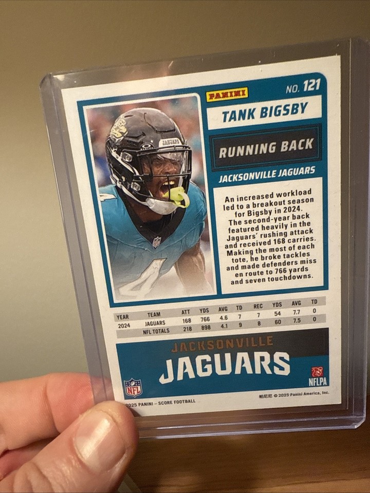 2025 Score - Tank Bigsby #121 /299 | eBay