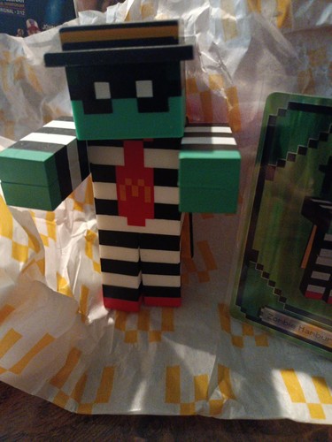 2025 McDONALD'S Minecraft Adult Happy Meal Toy Zombie Hamburglar W ...