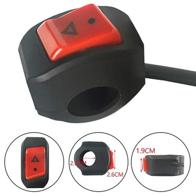 Motorcycle Hazard Light Switch Button for ATV Dirt Bikes and ...