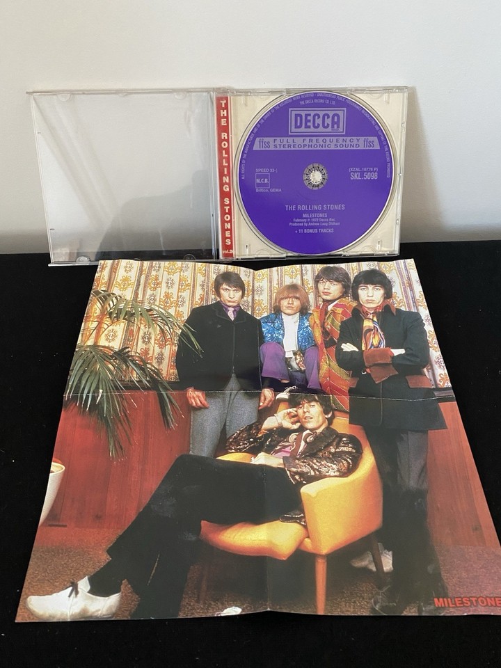 Rolling Stones Milestones + 11 Bonus Russian CD With Poster Excellent ...