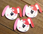 3 Puppy Dog Sewing Buttons Crafting Wood 2 Hole 1.25" | eBay