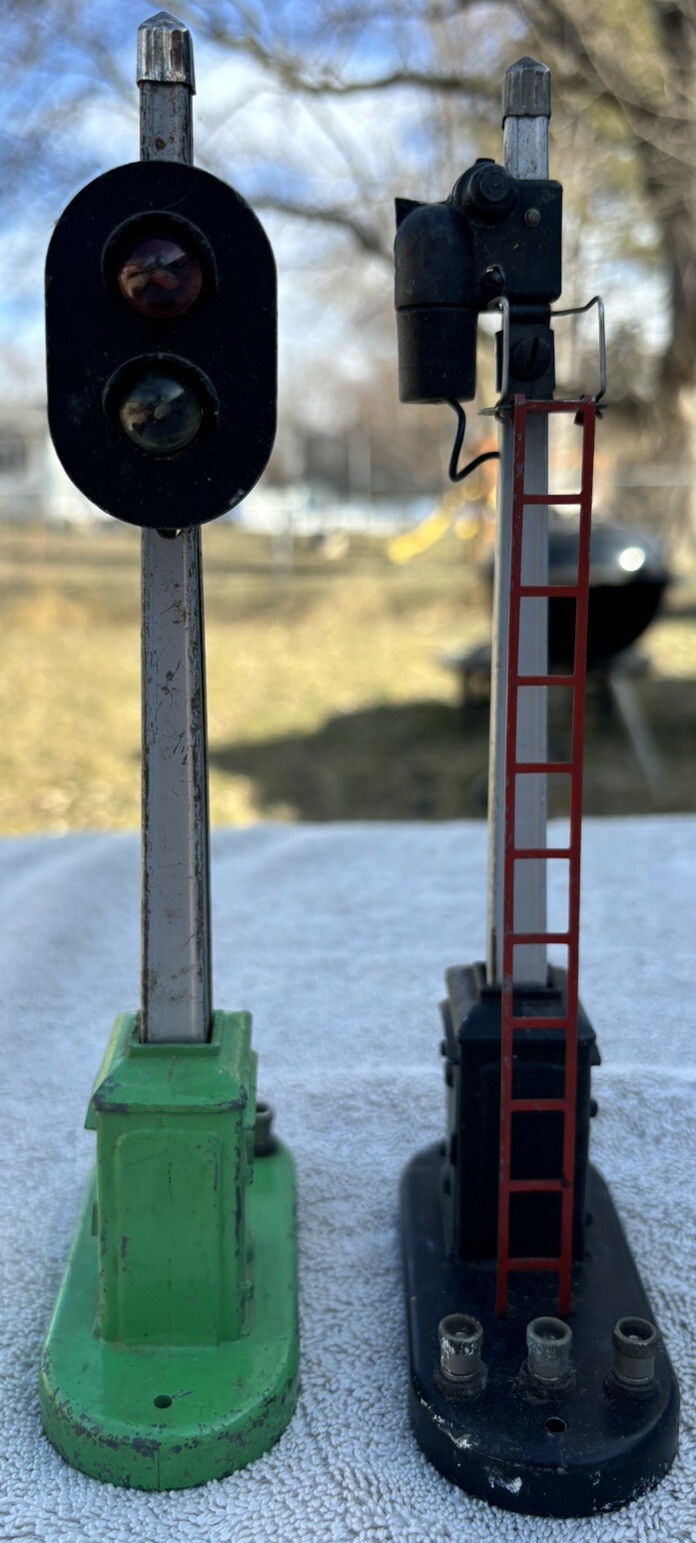 Lionel No. 151 Semaphore And No. 153 Crossing Signal Lot Of 2 Train ...