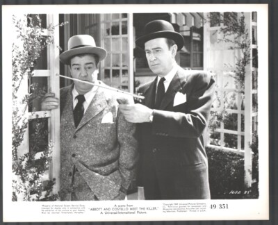 Abbott and Costello Meet the Killer 8x10 Movie Still Bud Abbott Lou ...