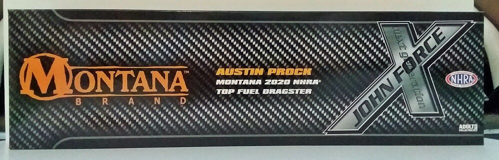 NEW! 2020 Austin Prock Montana Brand RMT NHRA Top Fuel Dragster 1/24 ...