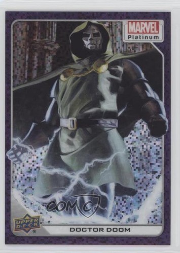 2023 Upper Deck Marvel Platinum Purple Pixels 34/35 Doctor Doom #11 ...