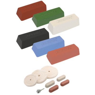 Polishing Compound 500g Buffing Kit Metal Steel Buffer Tool Block ...
