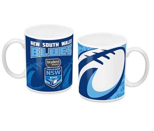 NSW BLUES 'LOGO' State of Origin Coffee Mug Brand New! Collectable | eBay
