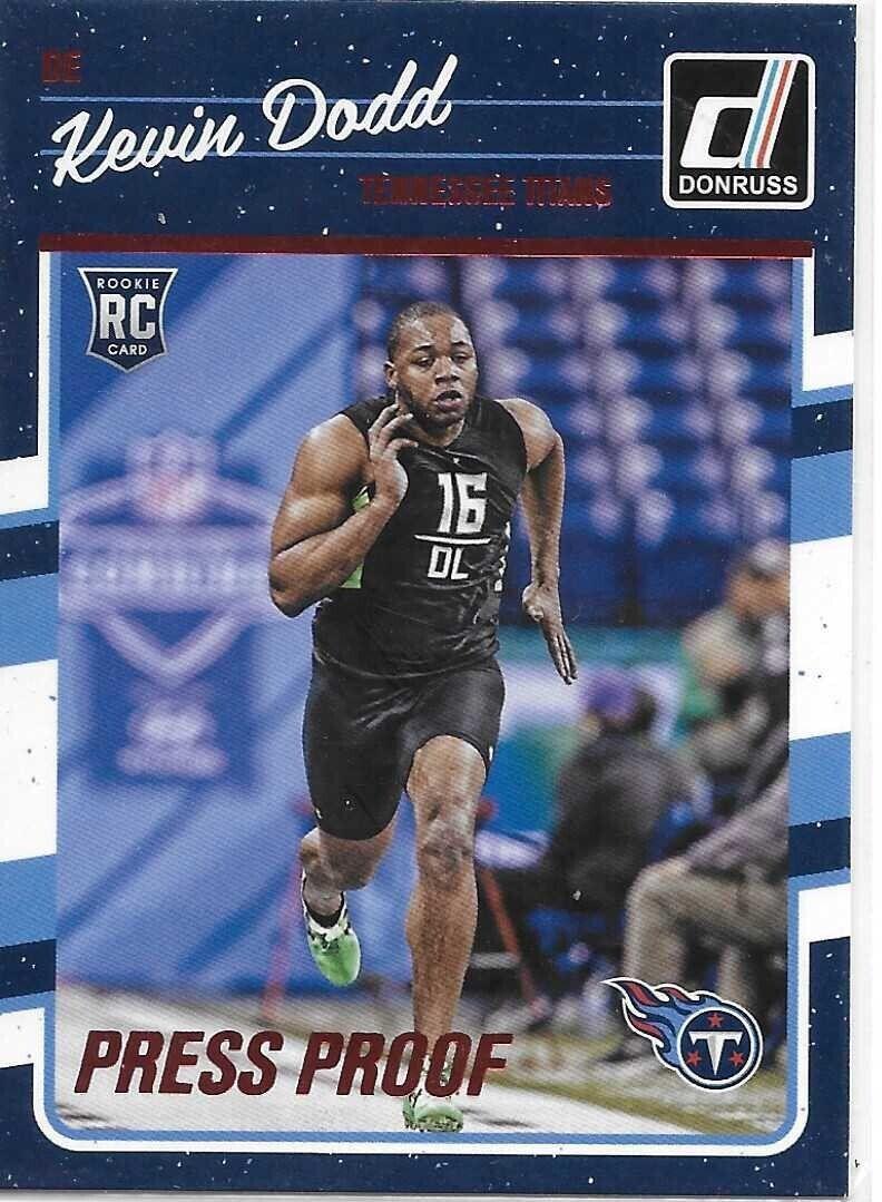 2016 Donruss - Rookies Kevin Dodd #329 Press Proof Red (RC) for sale ...