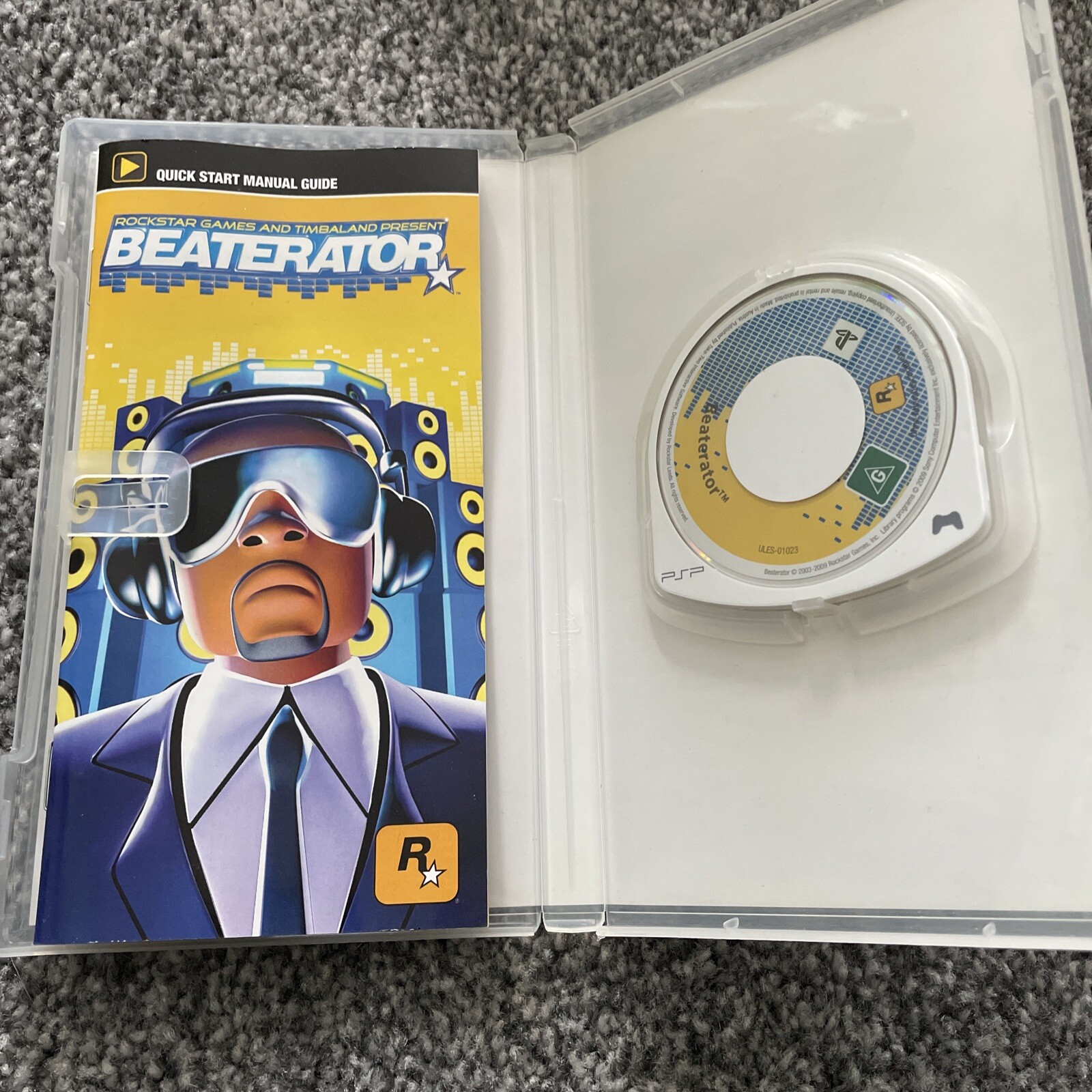 Beaterator Sony PSP Game 2009 PAL Rockstar Compete With Manual VGC ...