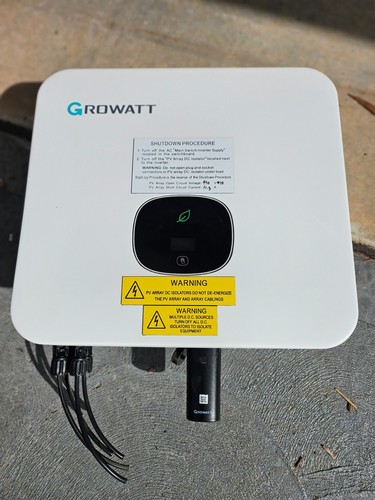 Growatt 5 kW 3 Phase 2 MPPT Grid Solar Inverter (5000TL3-X) Wi-Fi ...