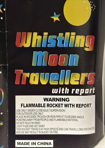 Whistling Moon Travelers w/ Report Rockets by Great Grizzly Fireworks ...