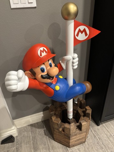 Super Mario Pole Store Display Target Nintendo With Custom Base | eBay
