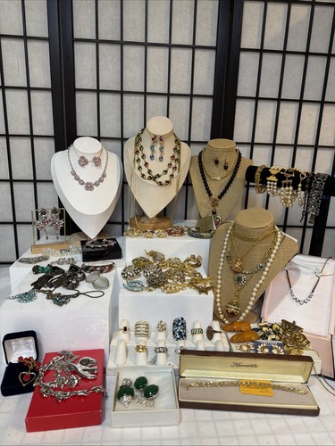 78 Pc High End Vintage Costume Jewelry Lot Dior Heskel St.John Ciner ...