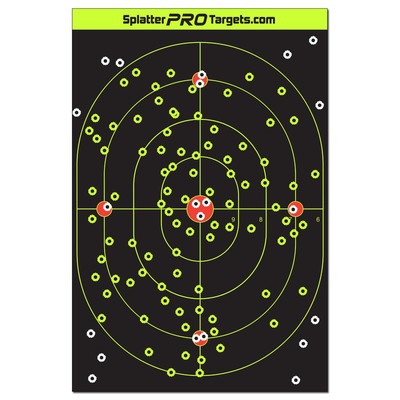 12x18 Splatter Targets. Shots Burst with a Bright Splatter Upon Impact ...