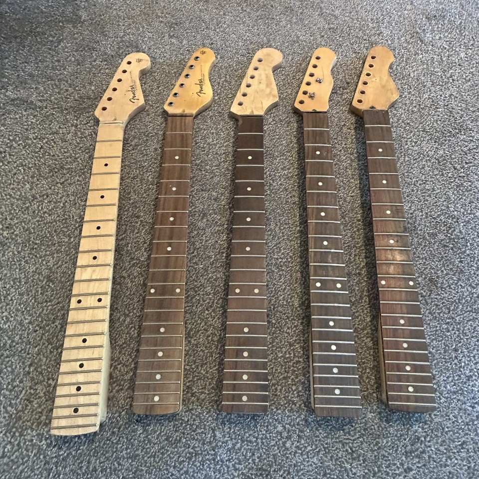 Electric Guitar Necks X5 / Various Used Guitar Parts / Various Brands ...