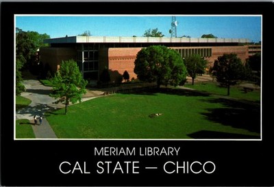 Meriam Library Cal State Chico Postcard | eBay