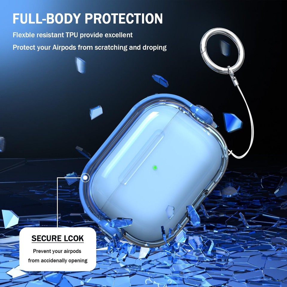 Kompatibel mit AirPods Pro 3 Case, Over-Ear Stand Design mit ...