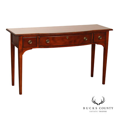Hekman Federal Style Three Drawer Console Table | eBay