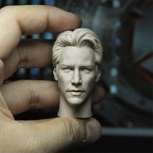 Blank 1/6 Scale Constantine Keanu Reeves Head Sculpt Unpainted Fit 12 ...