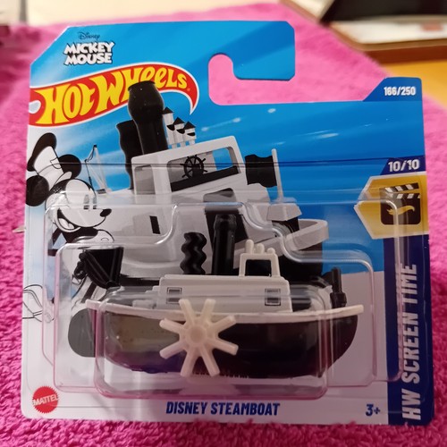 Hot Wheels Short Card - #166/250 (Mickey Mouse) Disney Steamboat ...