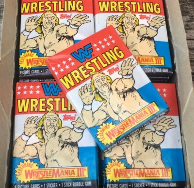 1987 Topps WWF Trading Cards One SEALED Pack - WWE WrestleMania III ...