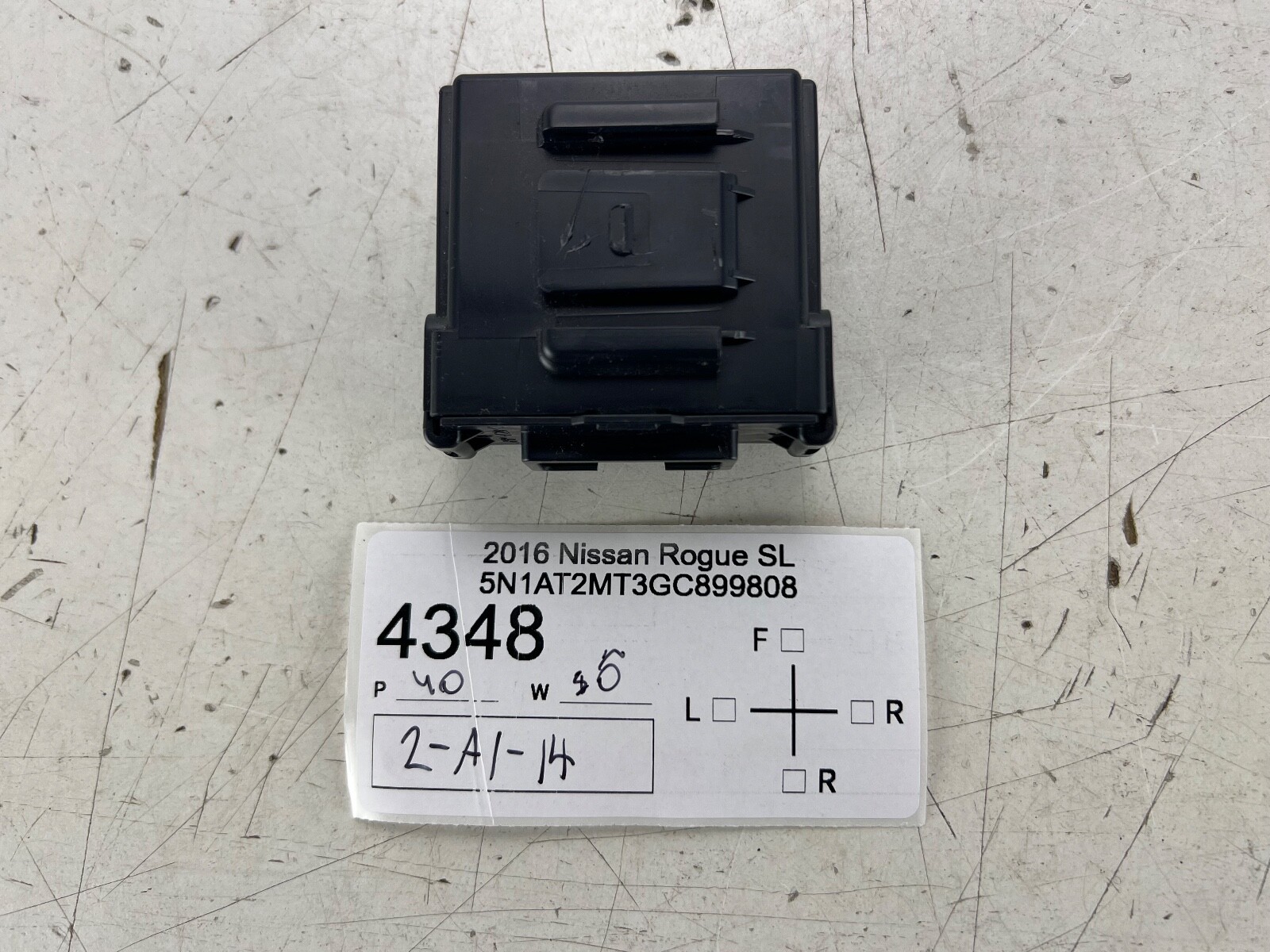 2016 Nissan Rogue Dynamic Control Module OEM 476A09TB0A for sale online ...