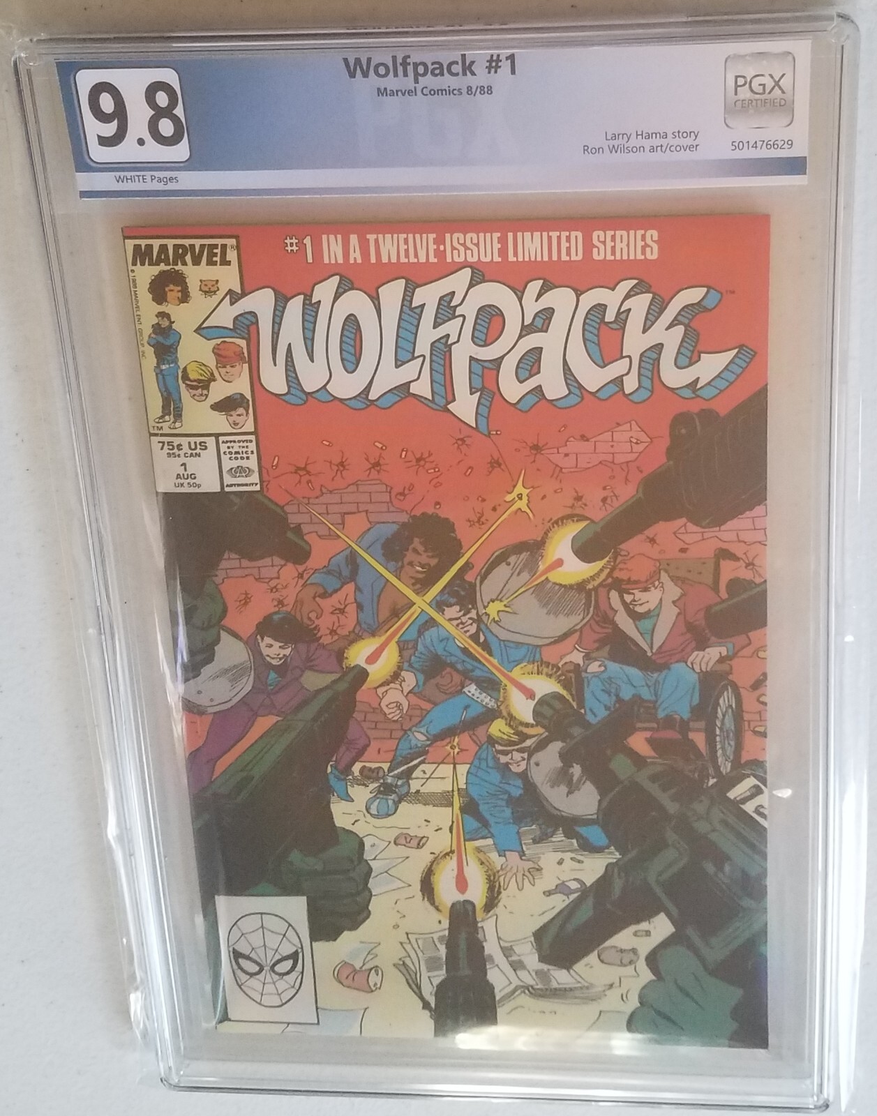 Wolfpack 1 NOT CGC PGX 9.8 1988 Marvel Limited Series Full run 2-12 ungraded. | eBay