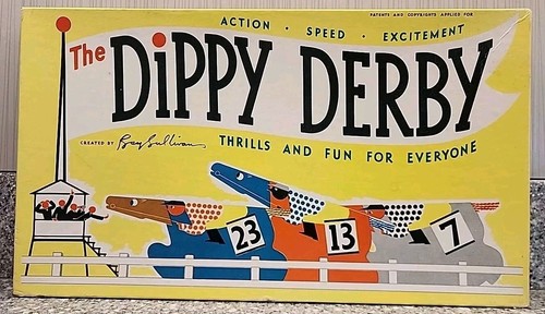 Antique Trogan Games #125 The Dippy Derby 1947 Ray Sullivan Complete | eBay