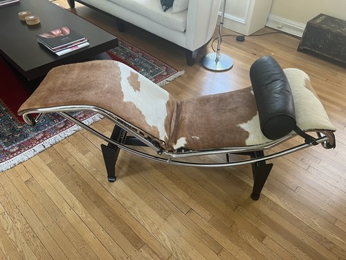 Classic modern design Le corbusier style LC4 lounge chair genuine ...
