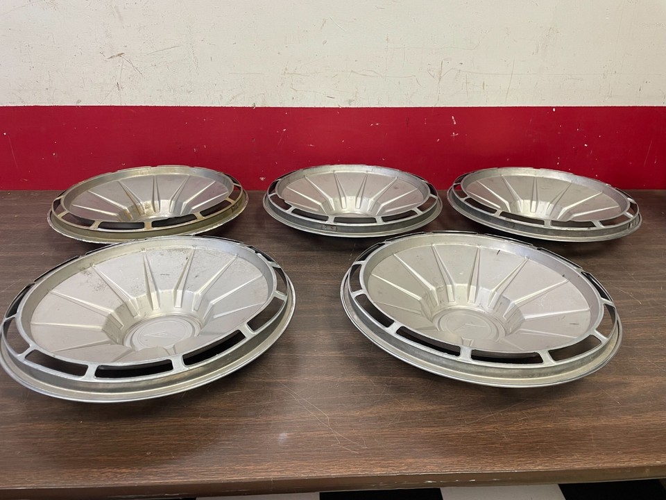 1961 CHEVY CORVAIR 13" HUBCAPS SET OF 5 SOME NOS 125 | eBay