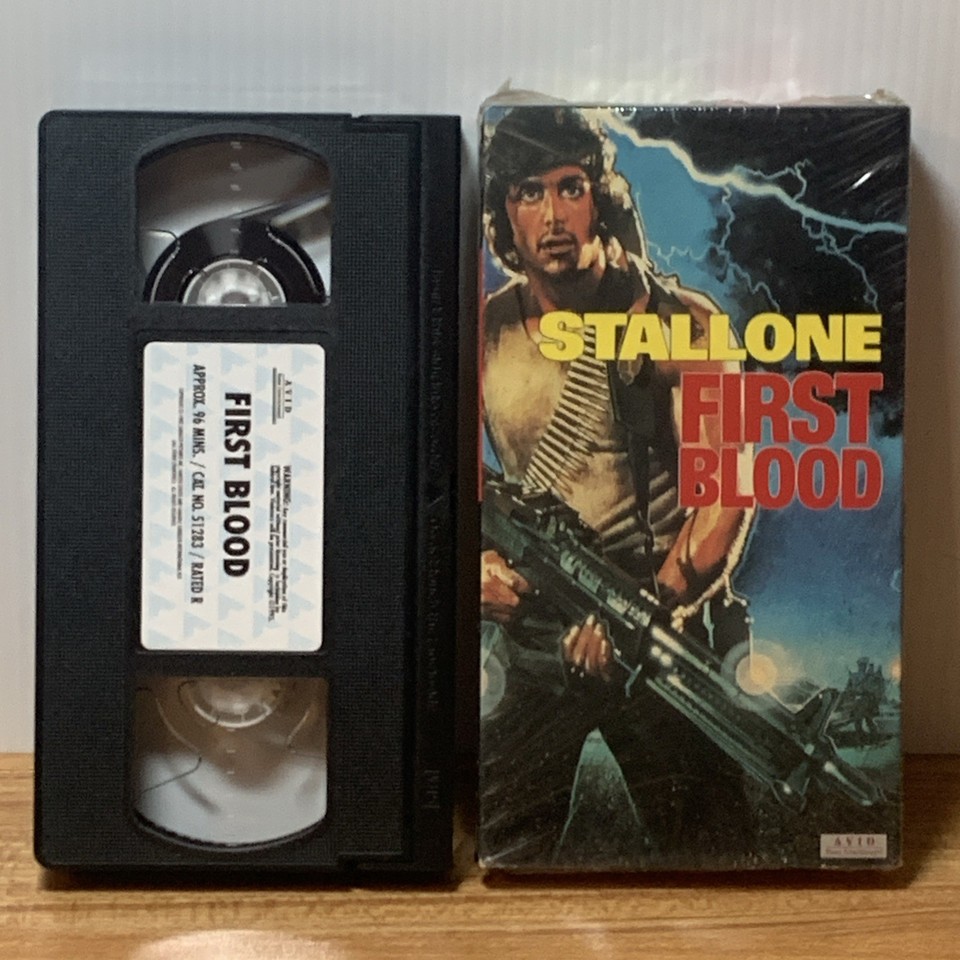 First Blood AKA RAMBO VHS Tape - 96 Minutes 1982 12235128336 | eBay UK