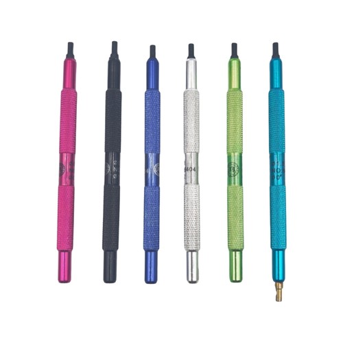 6 Piece Watchmaker Punch Set with Color Coded Handles Double Function ...