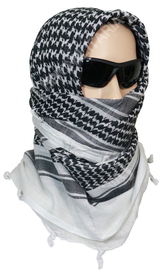 Multifunctional Shemagh Head Scarf - 100% Cotton Keffiyeh Desert Army ...