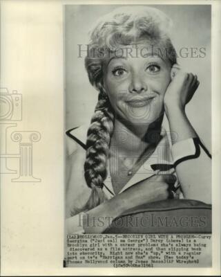 1961 Press Photo Georgine Darcy on tv's "Harrigan and Son." - nop17562 ...