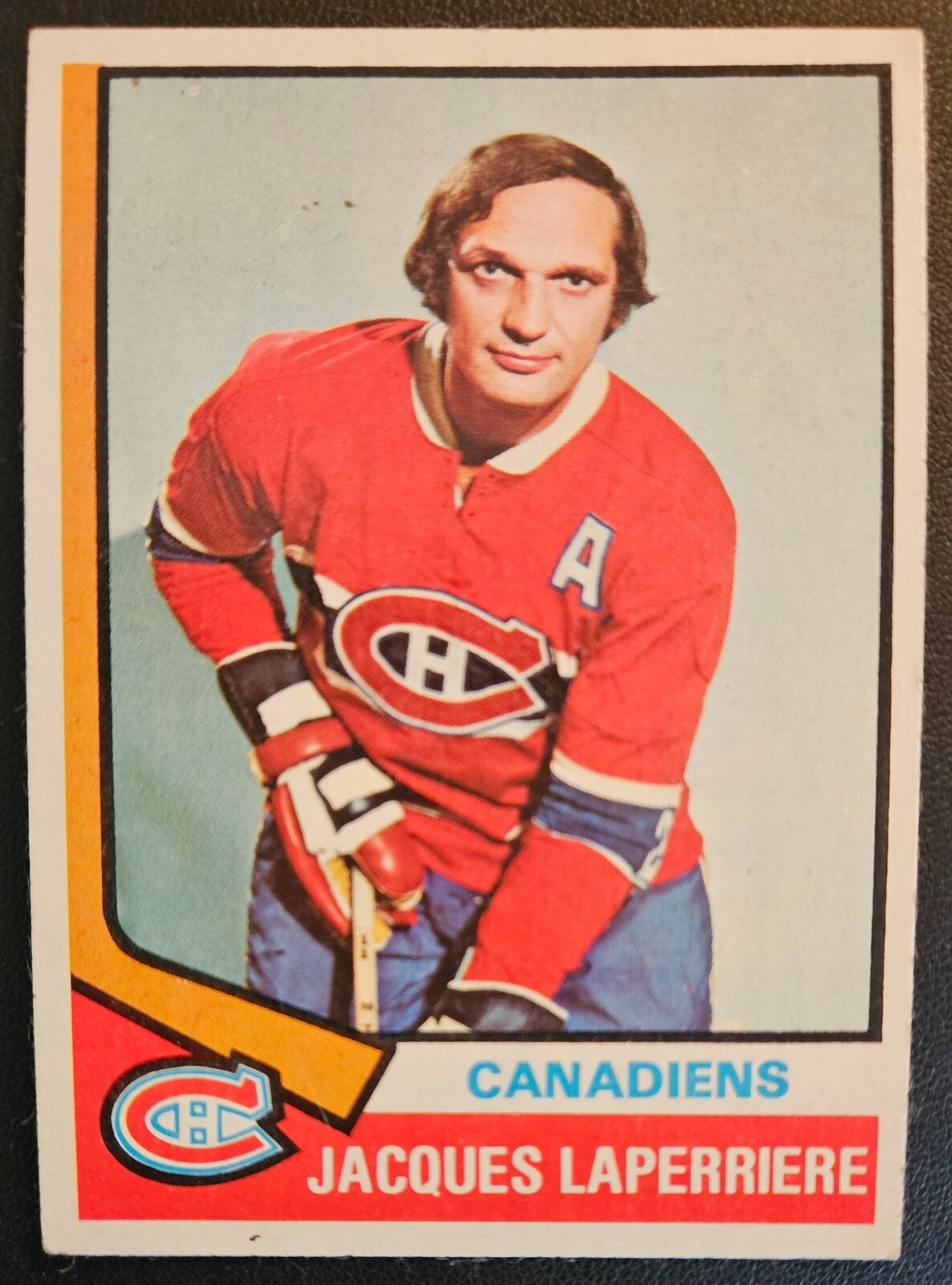 1974-75 Topps - #202 Jacques Lapierriere Montreal Canadiens HOF 6 ...