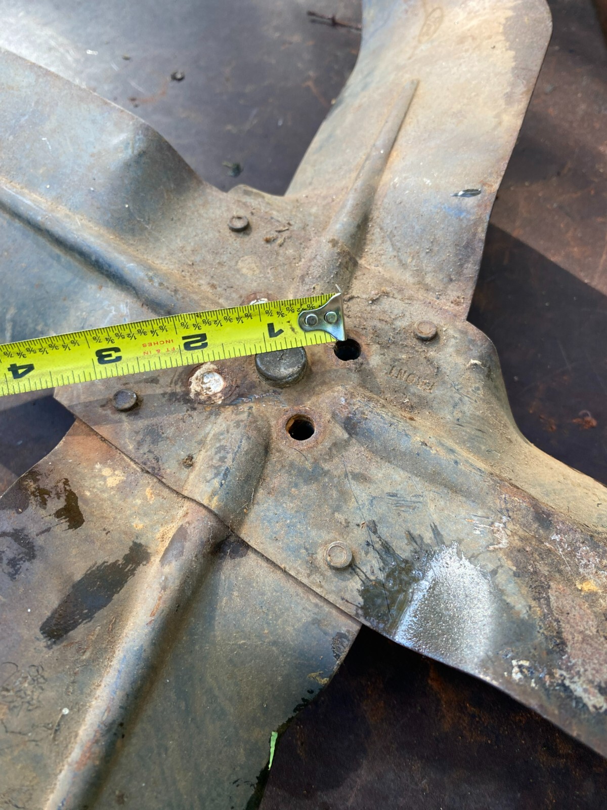 1965 1966 Ford 4 blade engine motor radiator cooling fan & spacer C8AE ...