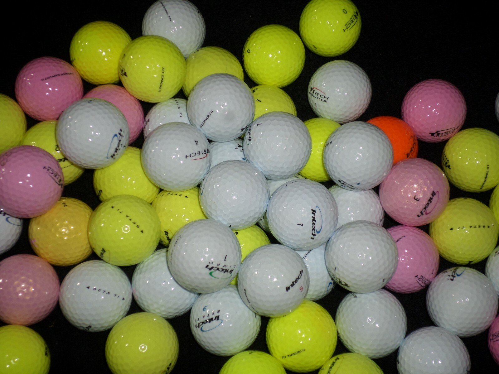 60 Intech / TiTech Assorted Golf Balls | eBay