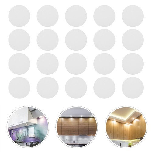 20 Pcs LED Downlight Diffusion Plate Lamp Bottom Covers Lighting ...