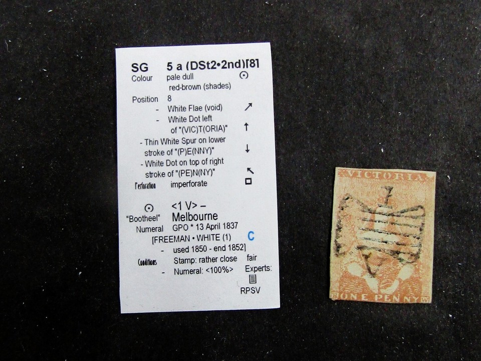 nystamps British Australian States Victoria # SG5A Used RPS Cert £550 ...