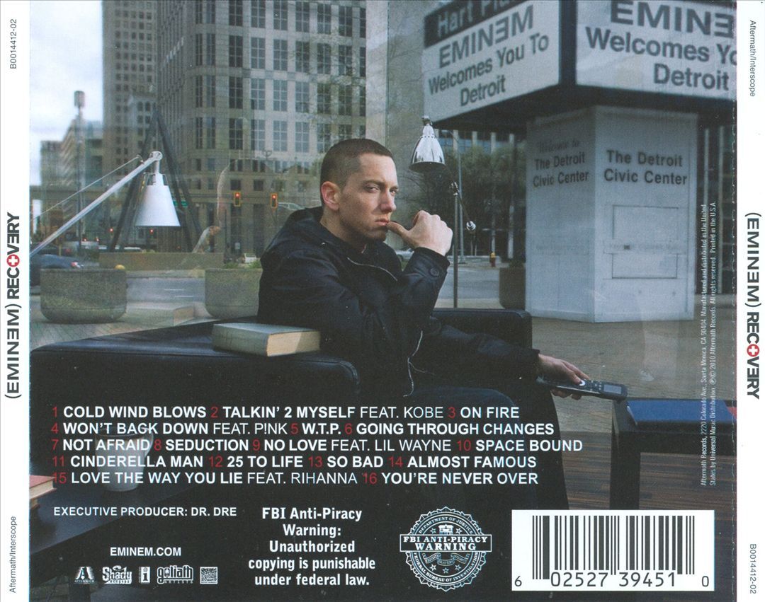 Eminem Recovery Deluxe Edition Eminem Recovery (CD) – Rollin'