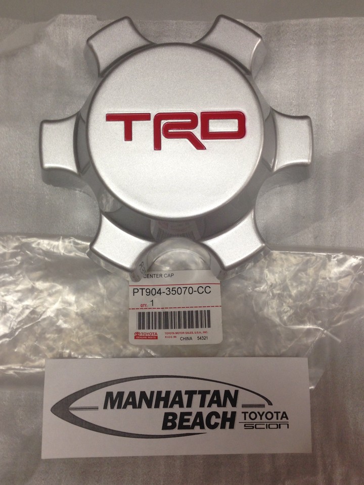 FJ CRUISER NEW FACTORY SILVER TRD CENTER WHEEL CAP PT904-35070-CC ...