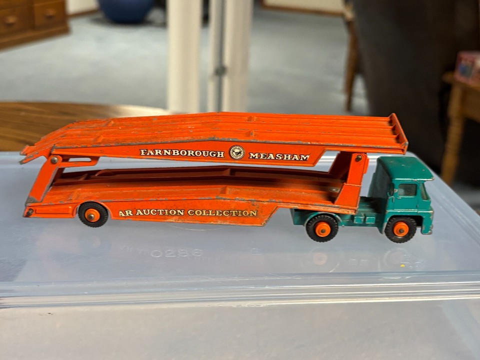 Matchbox Lesney Major Pack #8 Guy Warrior Car Transporter - Black Tires ...
