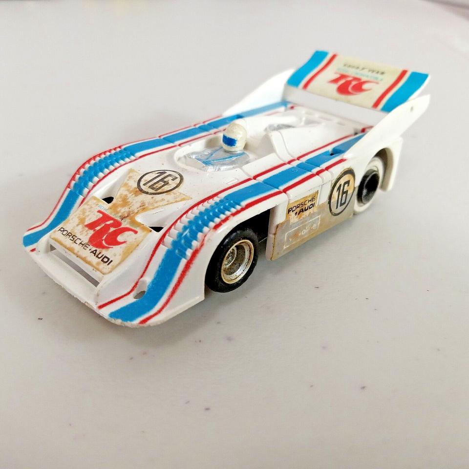 Aurora AFX Slot Car-Porsche 1747-003 RC Cola #16 HO Scale Vintage 1970 ...