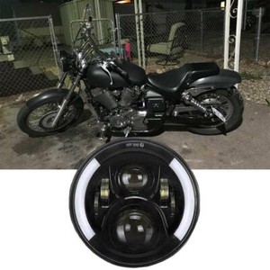 7 inch Motorcycle LED Headlight For Honda Shadow VT75 VT750c CB600F ...