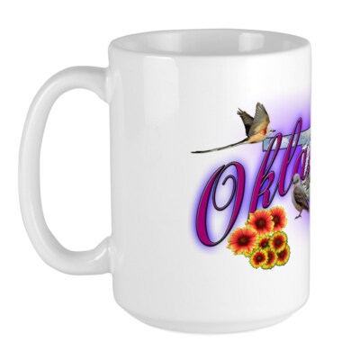 CafePress Oklahoma Coffee Mug, Large 15 oz. White Coffee Cup (140218990 ...