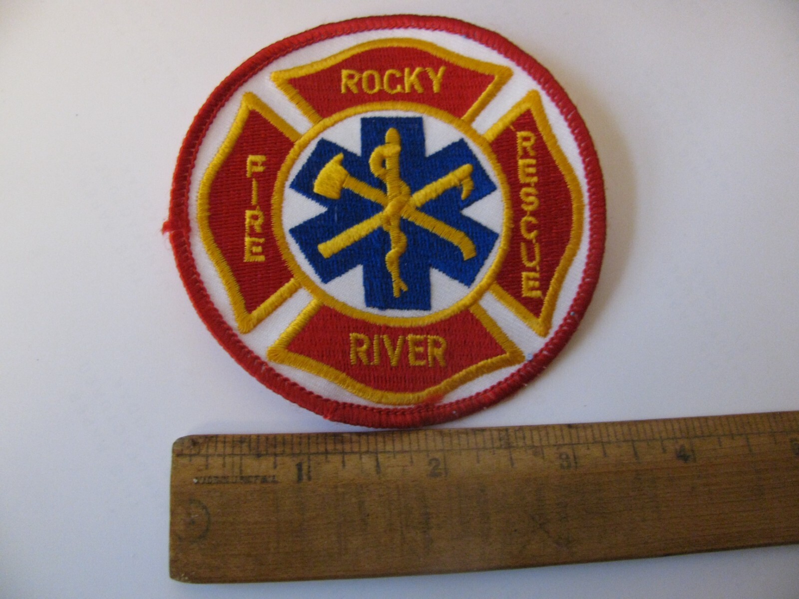 Rocky River Ohio OH Fire Rescue EMT Dept Patch Sew On 3.5” Free ...