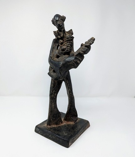 Hobo Clown Playing Guitar Statue by Klara Sever | 1971 Austin ...