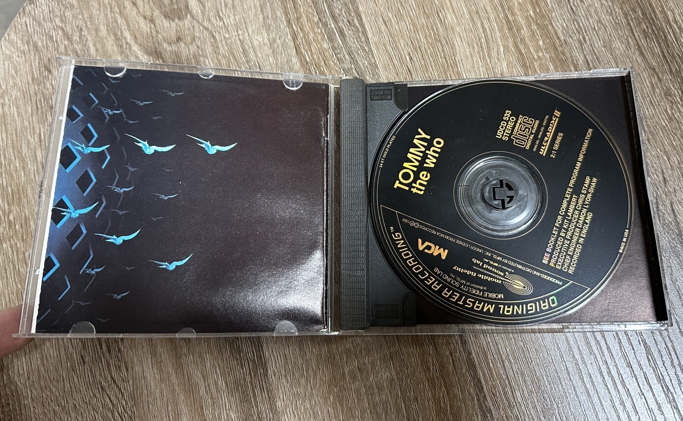 The Who Tommy CD MFSL ULTRADISC USA 24KT GOLD DISC! LIMITED ED. RARE ...